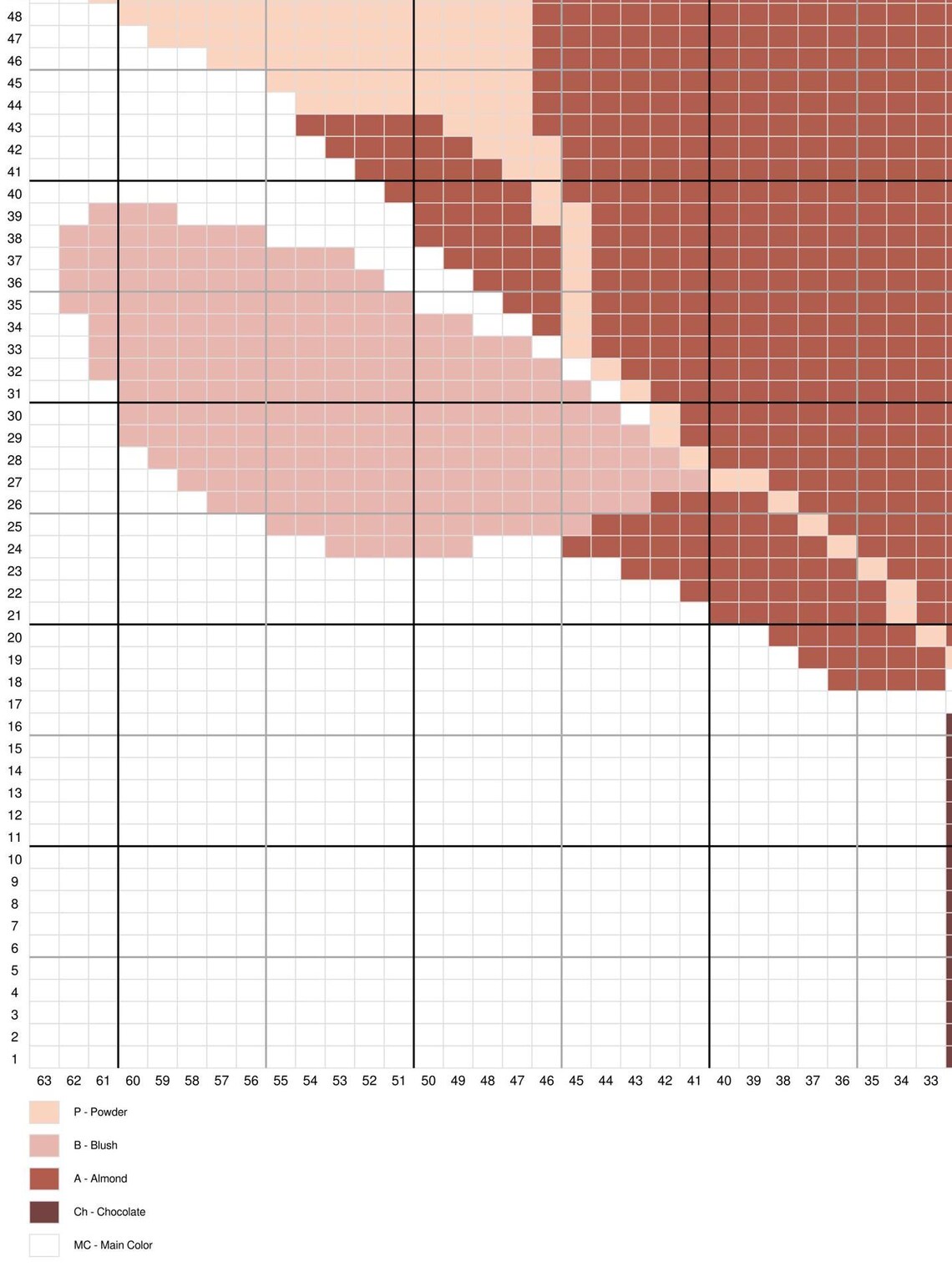 Magnolia Blossom Knitting Chart – Floral Pattern for Hand & Machine ...