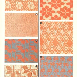 15 Floral Fair Isle Charts for Machine Knitting Pattern - PDF Instant ...