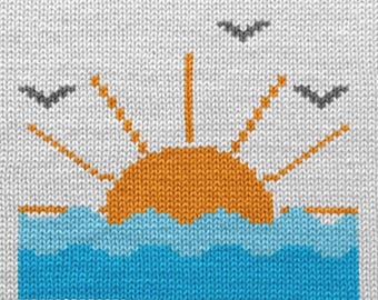 Fish Skeleton Knitting Chart – PDF Diagram and Written Instructions – for Machine Knitting ...