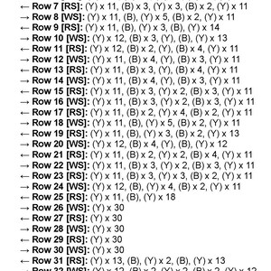 Giraffe Knitting Chart - PDF Pattern for Machine & Hand Knitting ...
