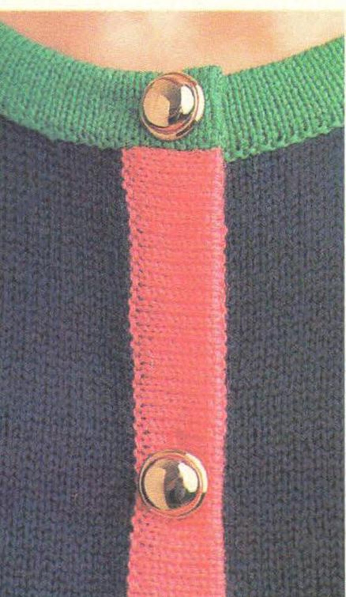 Machine Knitting Pattern – Long-line Cardigan With Contrast Edge and ...