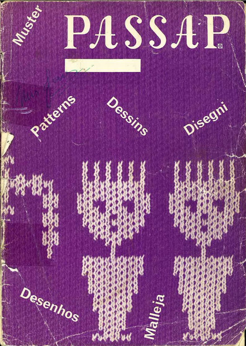 120 Stitch Patterns and Charts for Passap Duomatic Knitting Machine - PDF Format Book - 40 Pages ...