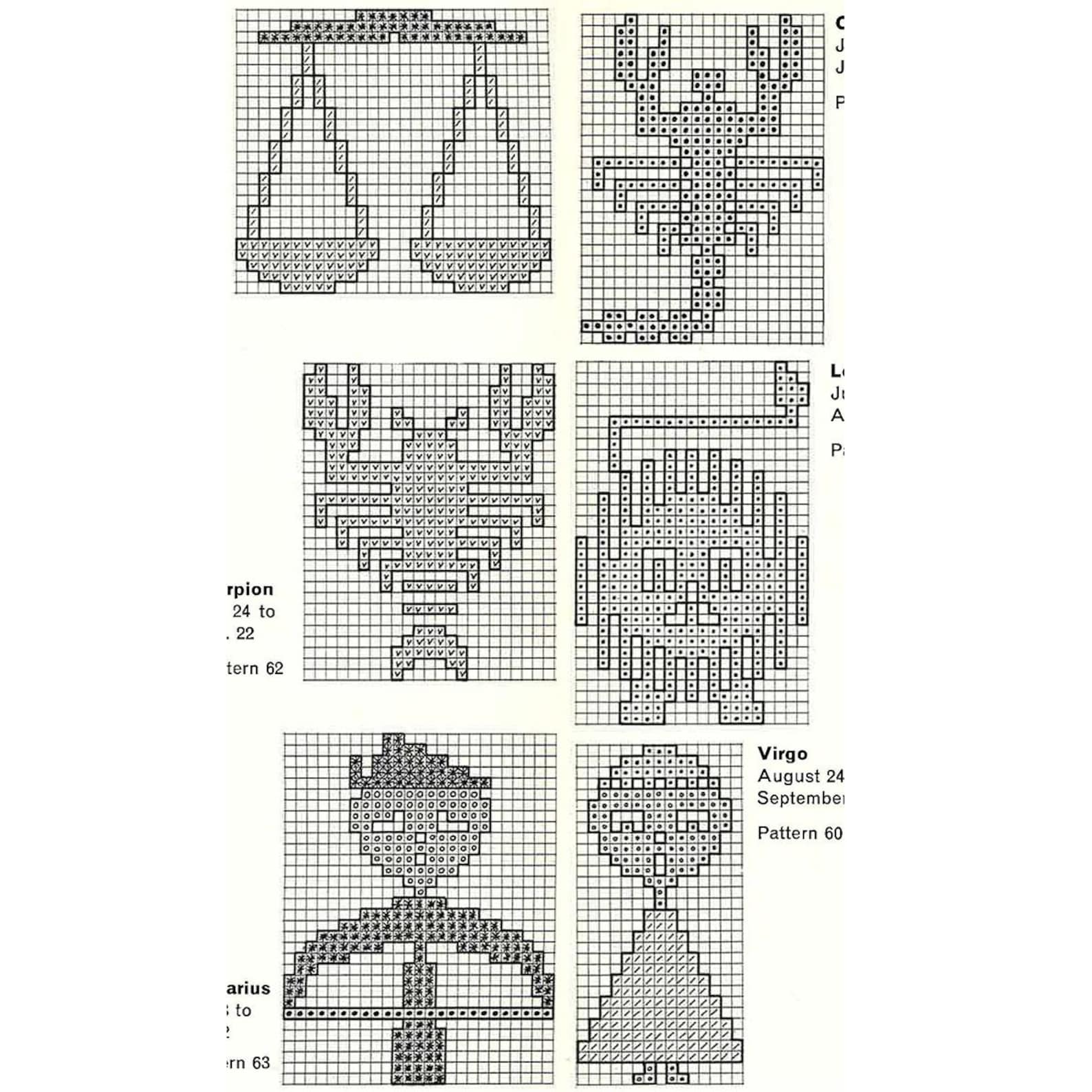 120 Stitch Patterns and Charts for Passap Duomatic Knitting Machine ...