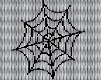 Spooky Ghost Motif Chart for Knitting, Crochet, Cross Stitch ...