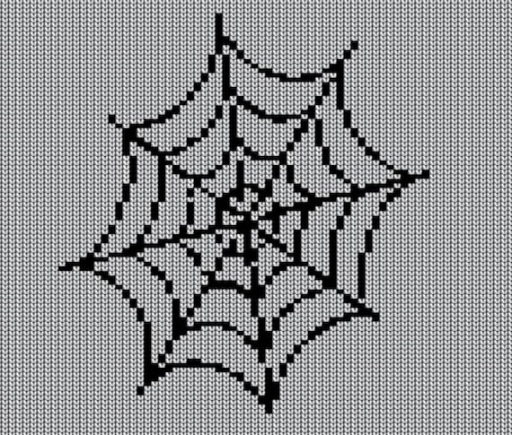 Spider Web Knitting Pattern