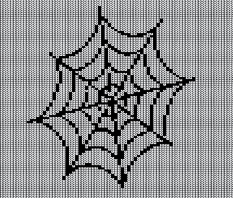 Spooky Ghost Motif Chart for Knitting, Crochet, Cross Stitch ...