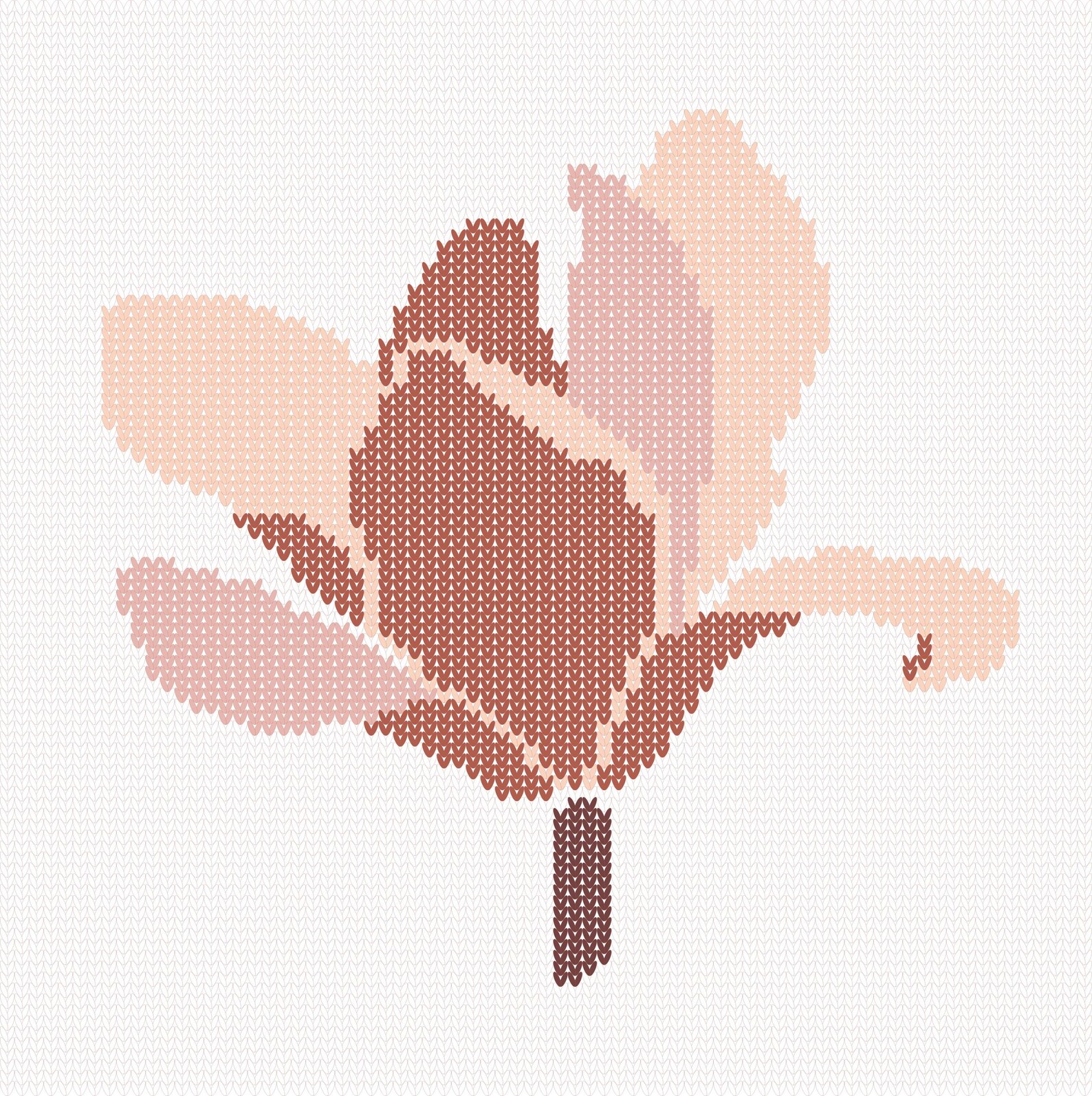 Magnolia Blossom Knitting Chart – Floral Pattern for Hand & Machine ...