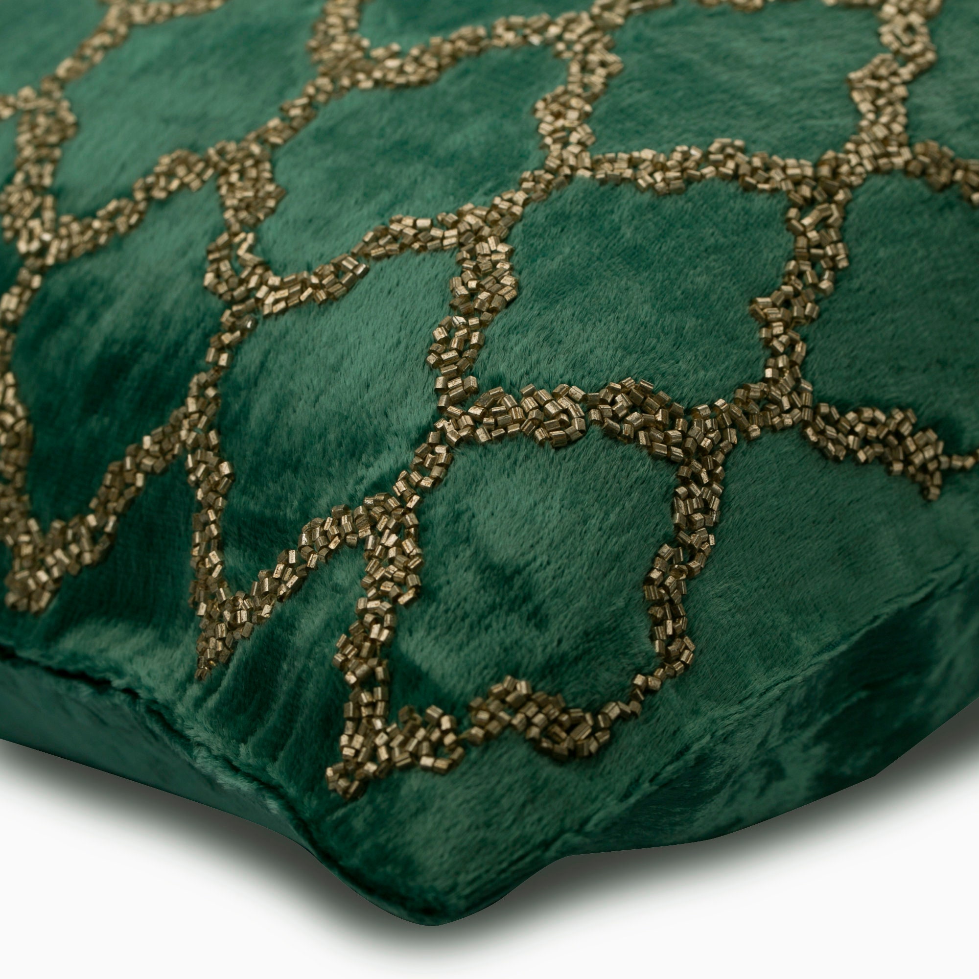 Decorative Oblong / Lumbar Throw Pillow Covers Teal Velvet Pillow Couch ...