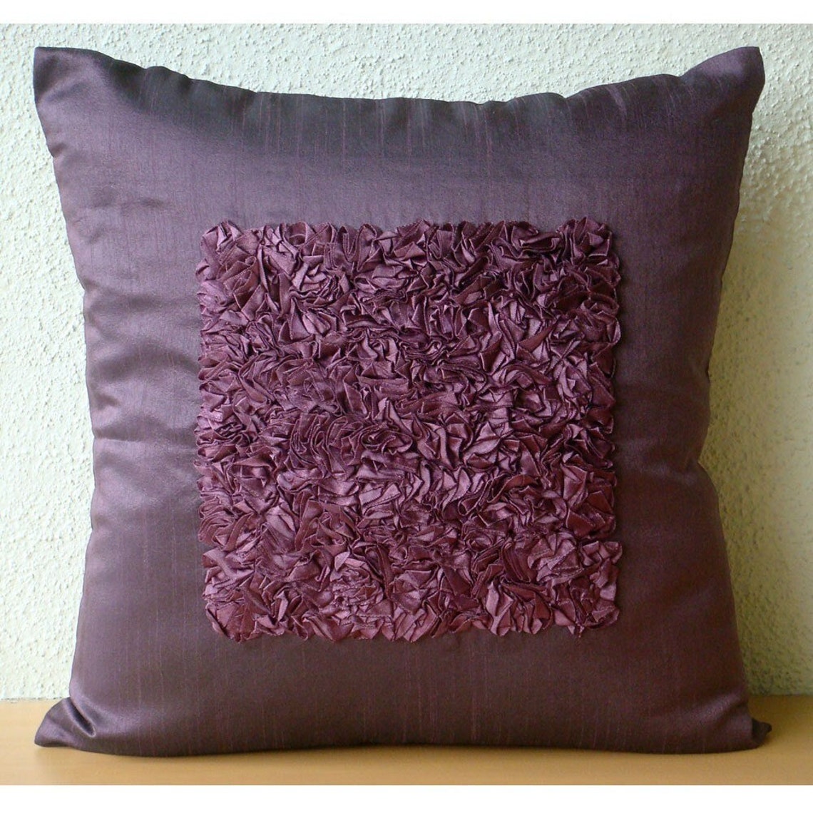 Throw Pillow for Bed Plum Purple Decorative - Etsy