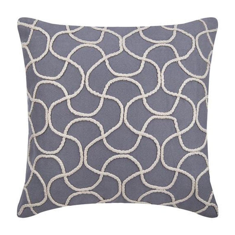 Decorative Gray Couch Cushion Cover 16x16 Suede | Etsy