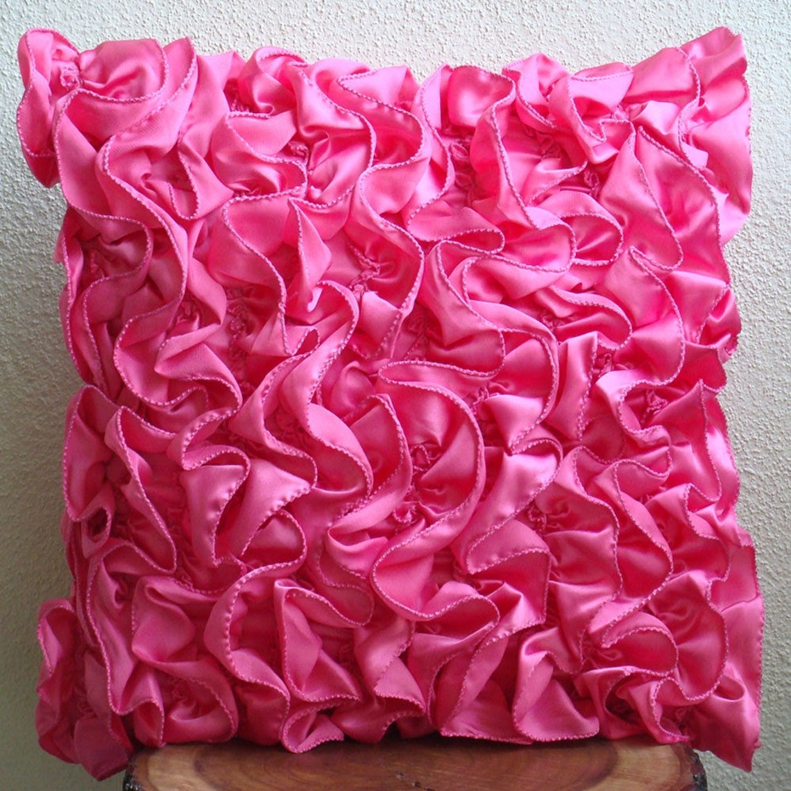 Designer Fuchsia Pink European Sham Cover - Etsy