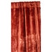 Rust Velvet Curtains 52x84 Rod Pocket Curtain - Etsy