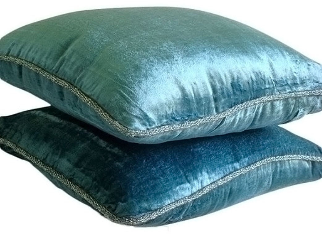 Buy Decorative Teal Blue Euro Sham Online in India - Etsy