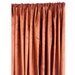 Rust Velvet Curtain 52"x84" Rod Pocket Curtain Panel Drapes Home Living ...