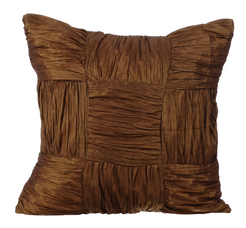 Decorative Gold Throws for Sofa 16x16 Crushed Art - Etsy
