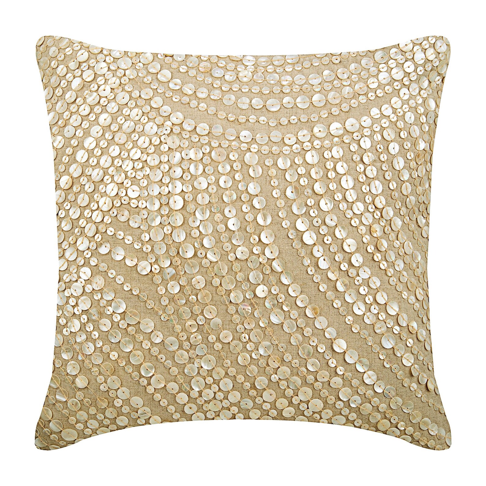 Cotton Linen Beige Throw Cushion 16x16 Designer - Etsy