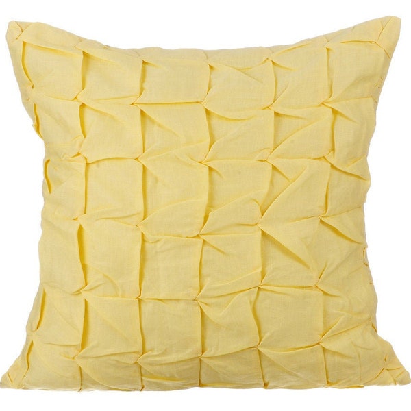 Yellow Pillow - Etsy