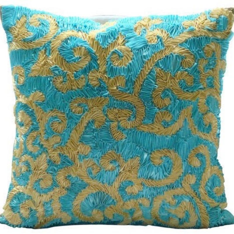 Blue Sofa Cushions - Etsy