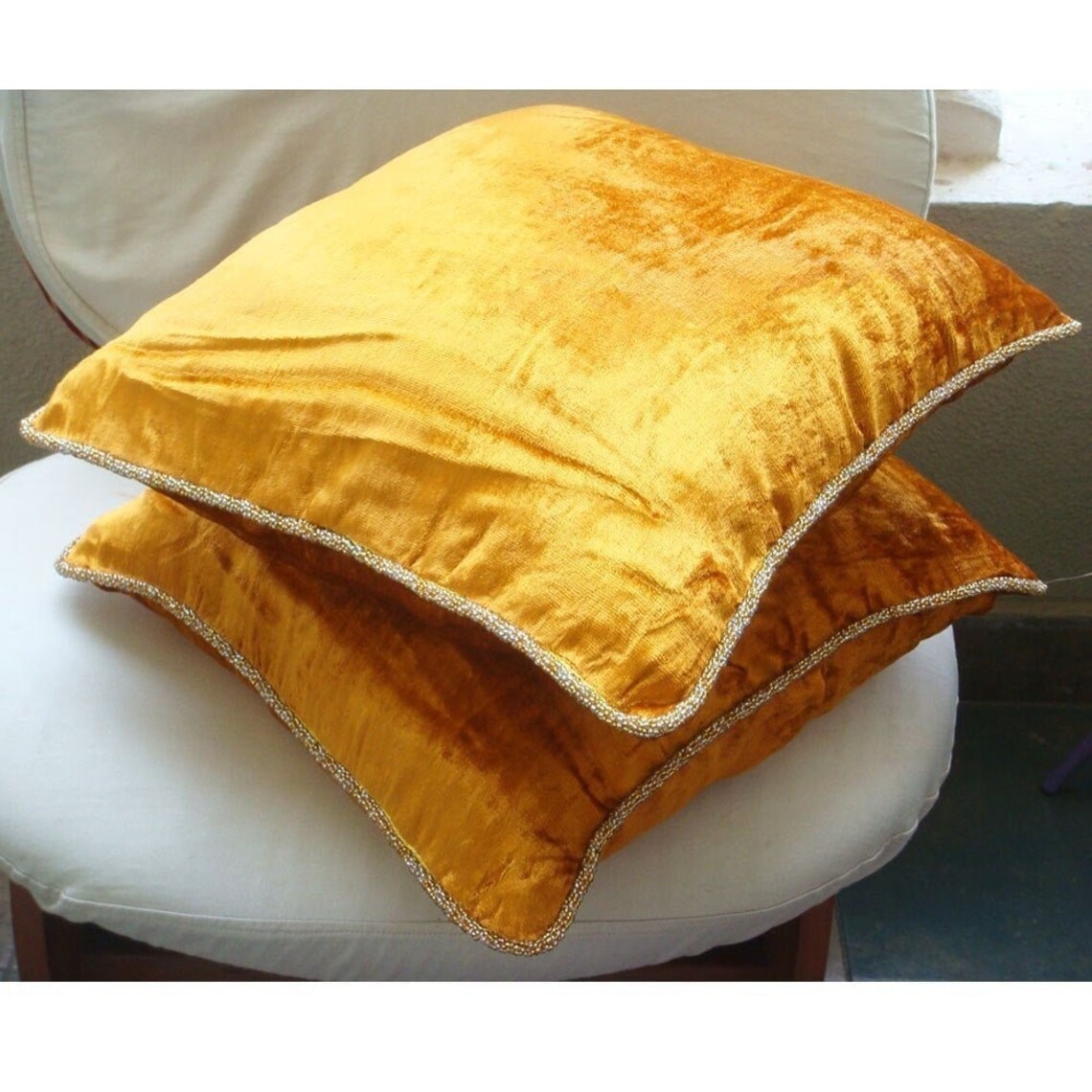 Designer Gold Euro Pillow Sham - Etsy