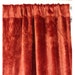 Rust Velvet Curtains 52x84 Rod Pocket Curtain - Etsy