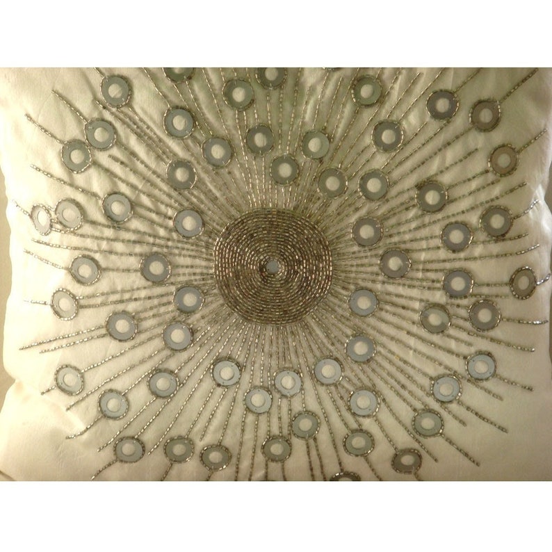 European Sham Cover Ivory Decorative 24x24 / - Etsy