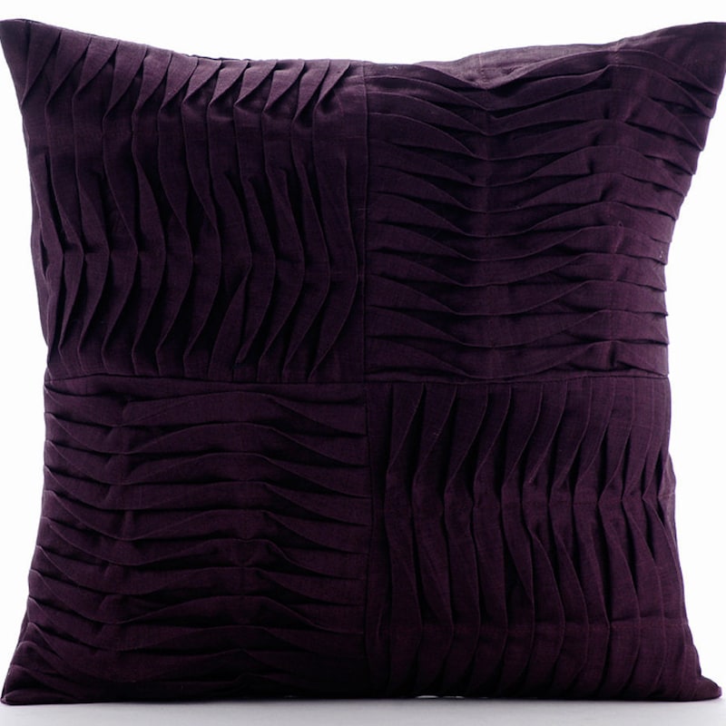 Purple Throw Pillow - Etsy