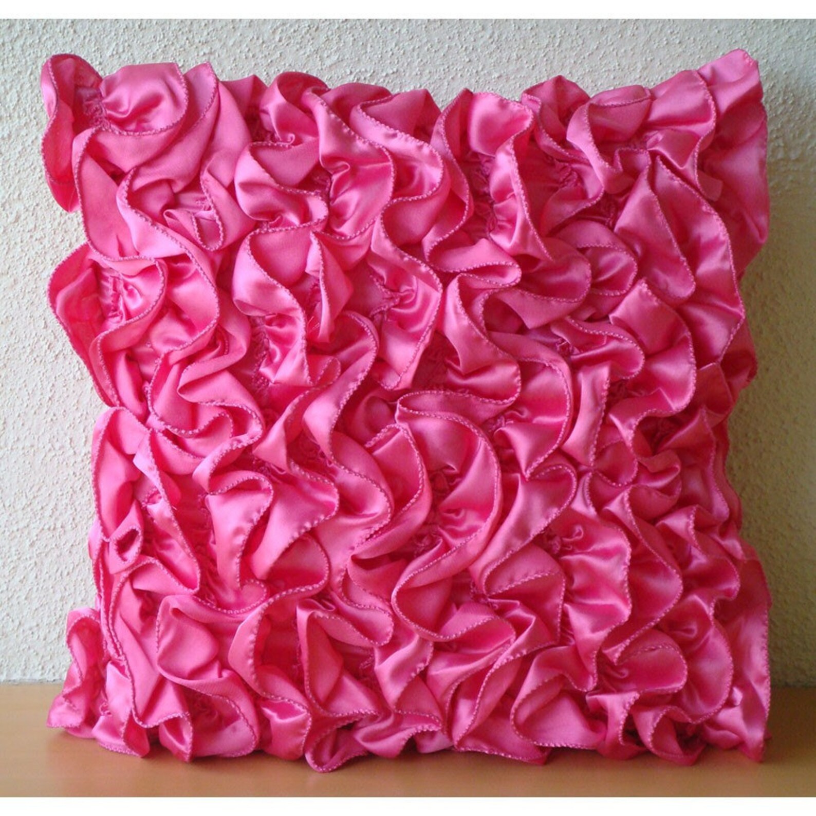 Designer Fuchsia Pink European Sham Cover - Etsy