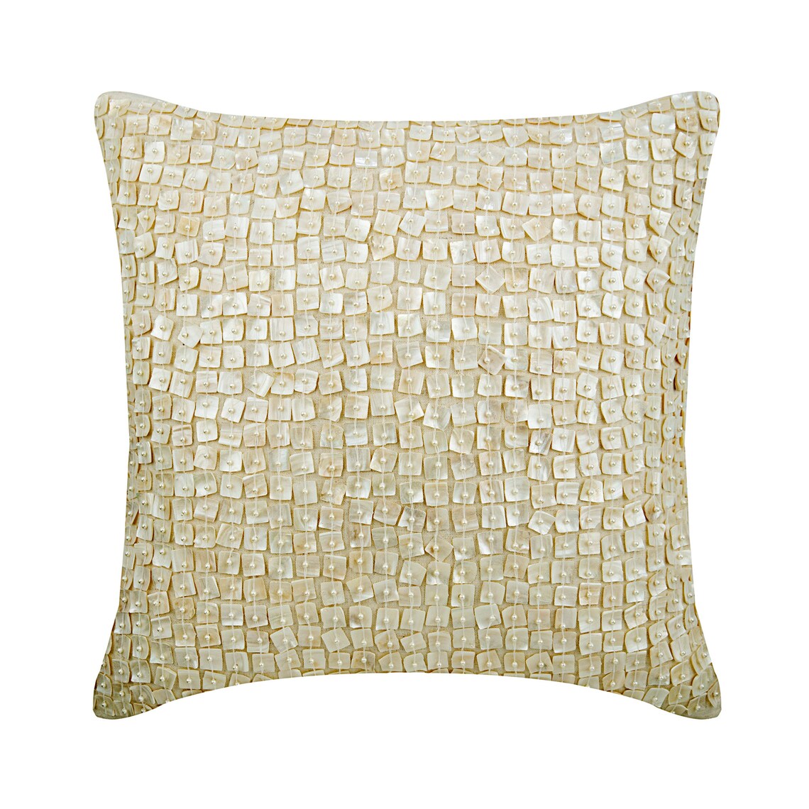 16x16 Designer Ivory Pillow Cover Art Silk Toss - Etsy