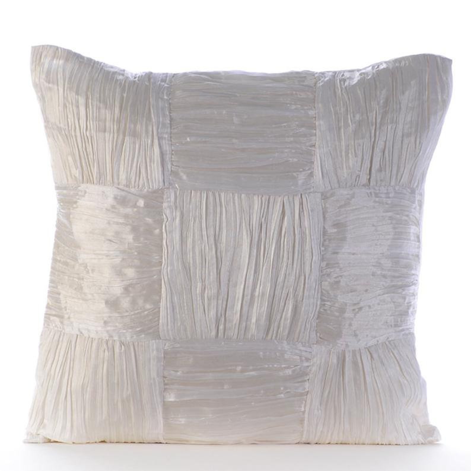 Designer Dreamy Pillowcases, Crushed Art Silk Decorative Sofa Pillow ...