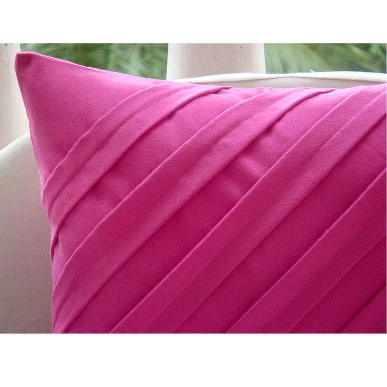 Solid Color Throw Pillows Decorative Pillow Cover Suede - Etsy