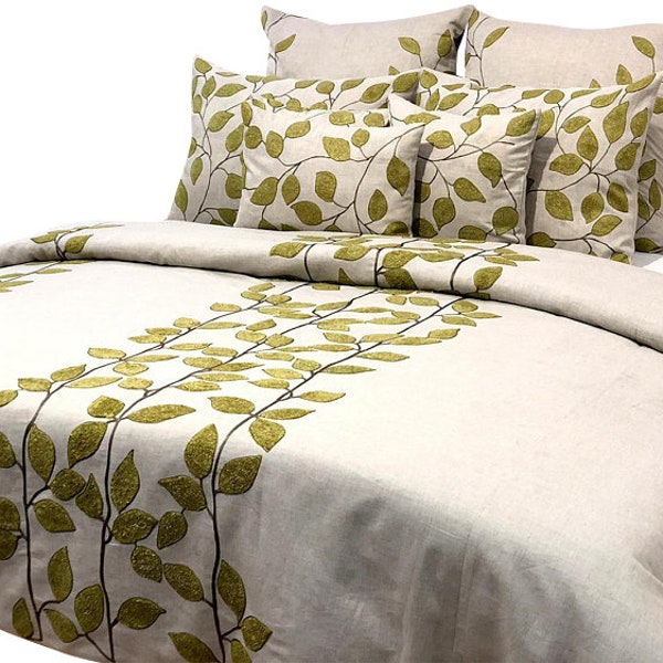 Leaf Duvet Cover - Etsy