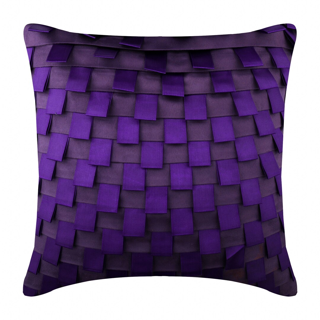 Decorative Pintucks Textured Ribbon Couch Cushion Cover - Etsy