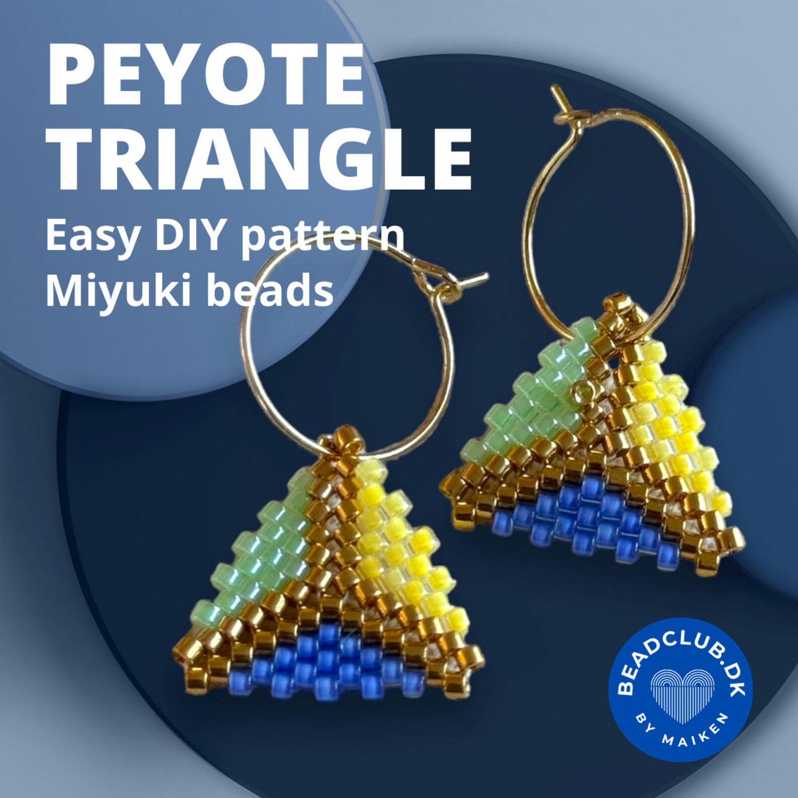 Beaded Peyote Triangle Pattern - for Earrings, Bracelet and Necklace ...