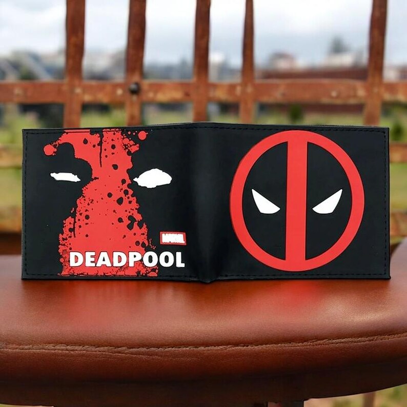 Marvel Comics Deadpool Wallet PVC Coin Pocket Purse Perfect Gift for ...