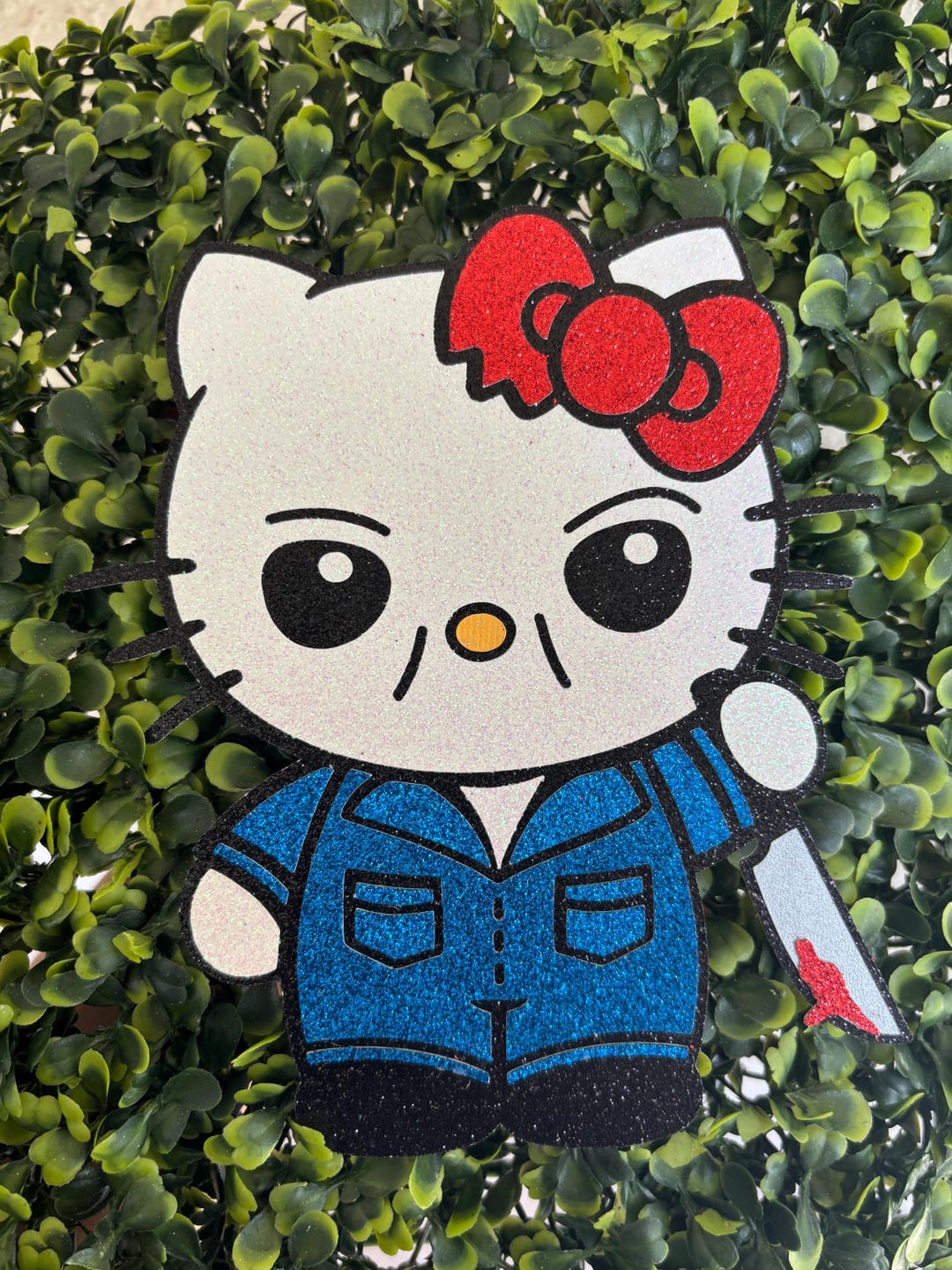 Hello Kitty Micheal Myers - Etsy
