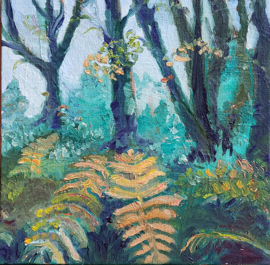 Forest #5. Original Landscape Oil Painting - Etsy