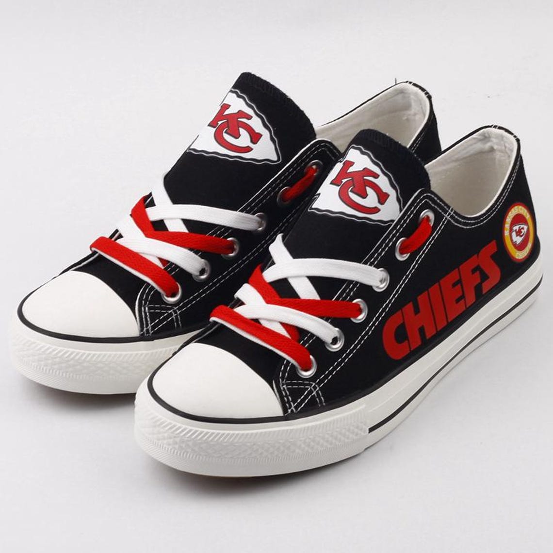 Football, Kansas City Chiefs Shoes, Footwear, Team, Canvas Shoes, Shoes ...