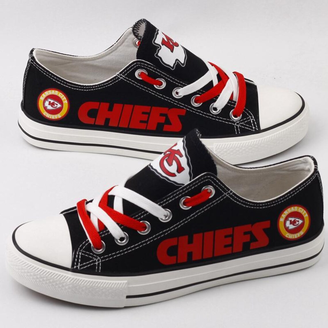 Football, Kansas City Chiefs Shoes, Footwear, Team, Canvas Shoes, Shoes ...