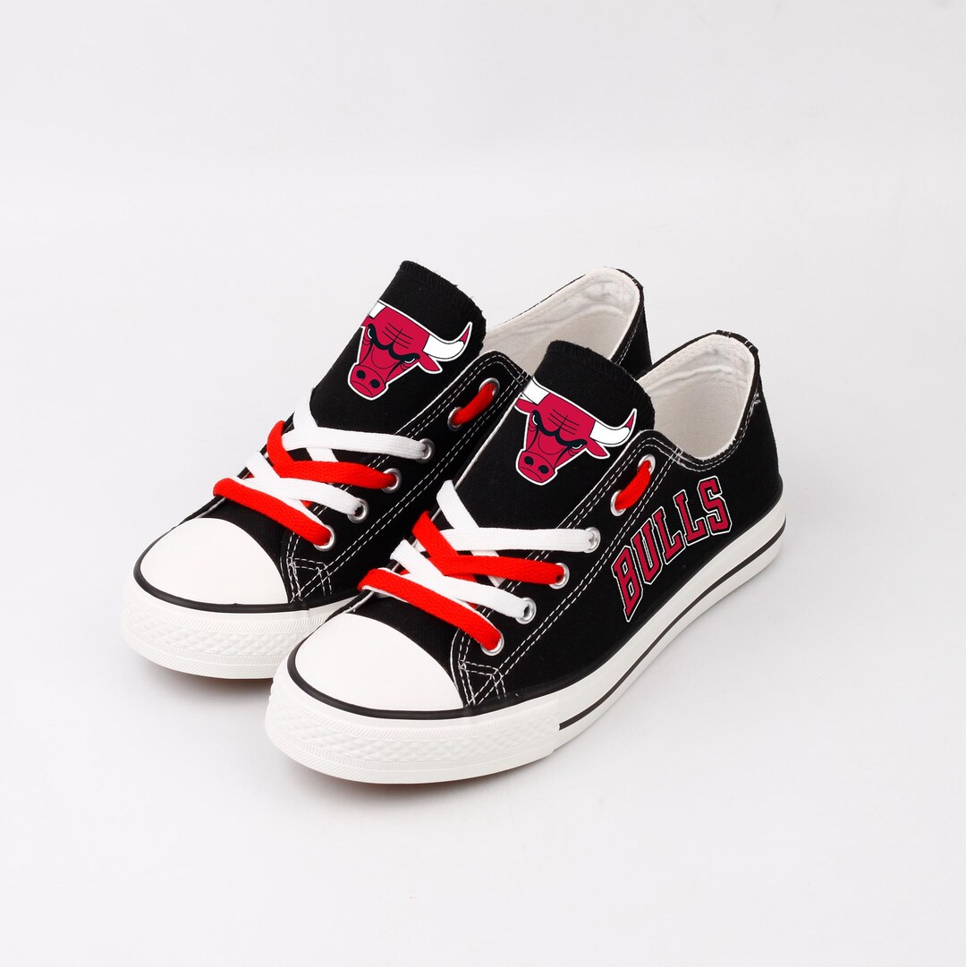Basketball, Chicago Bulls Shoes, Footwear, Trainers, Canvas Shoes, Gift ...