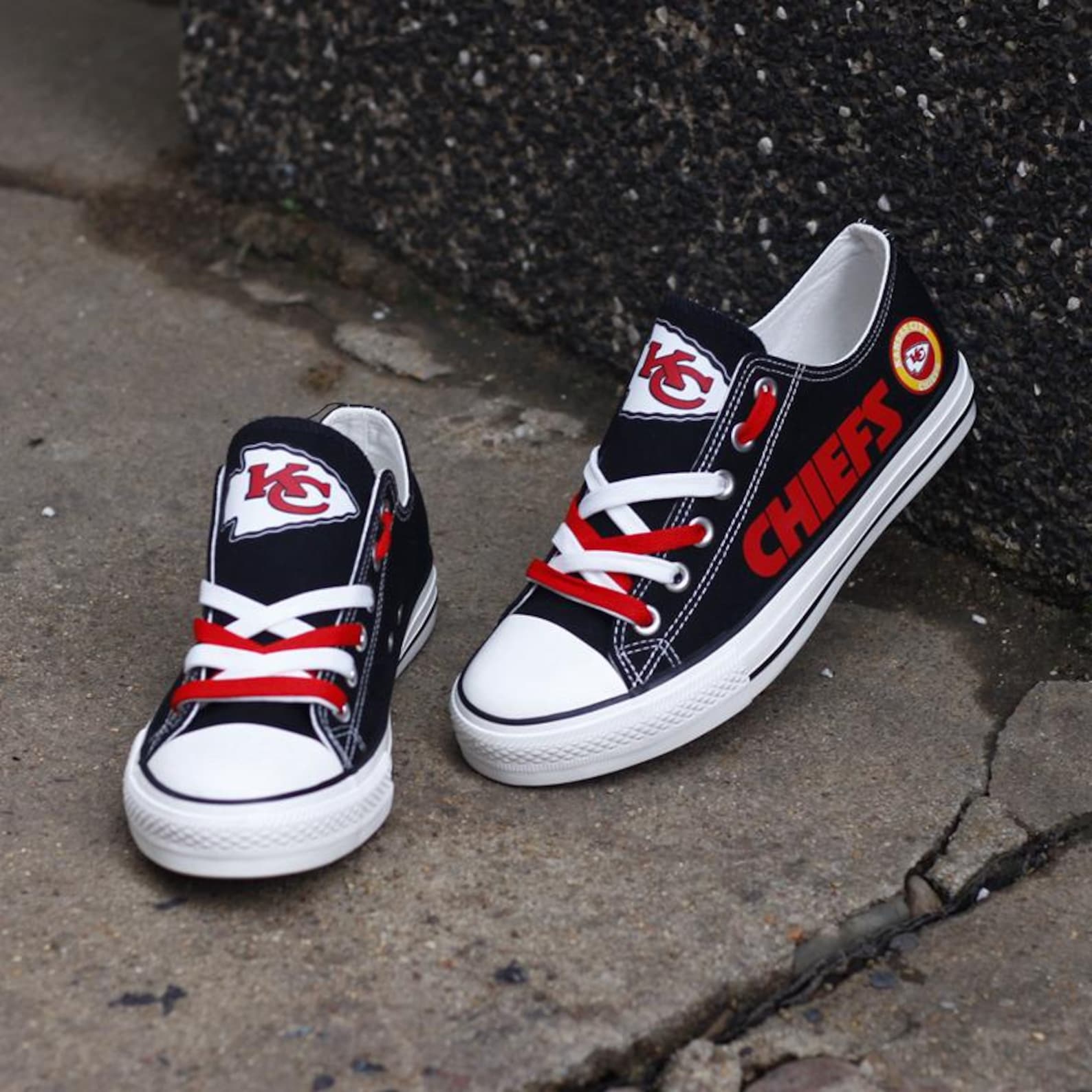 Football, Kansas City Chiefs Shoes, Footwear, Team, Canvas Shoes, Shoes ...