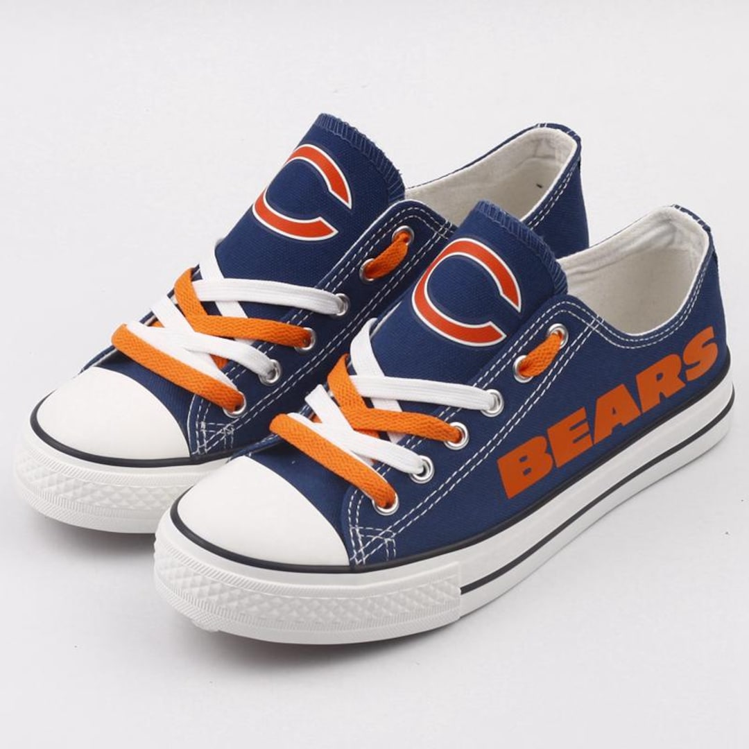 Football, Chicago Bears Shoes, Footwear, Football Team, Canvas Shoes ...