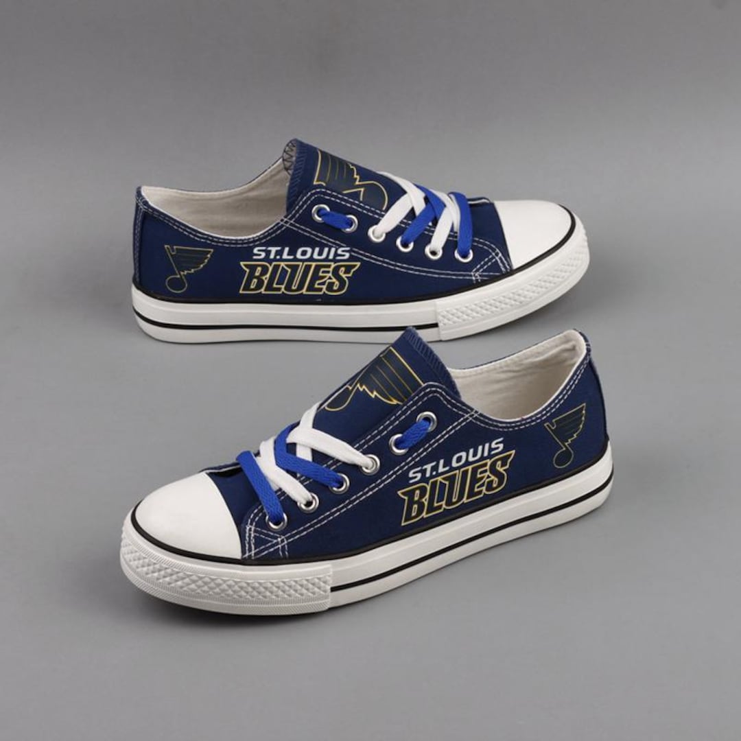 Hockey, St. Louis Blues Shoes, Footwear, Hockey Team, Canvas Shoes ...