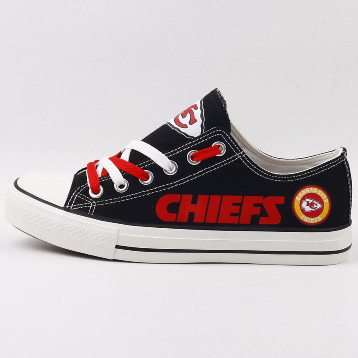 Football, Kansas City Chiefs Shoes, Footwear, Team, Canvas Shoes, Shoes ...