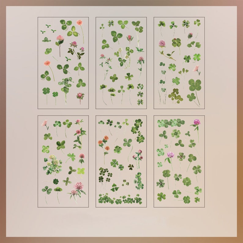Nature Series Handbook Sticker Pack Botanical Floral Vintage Material ...