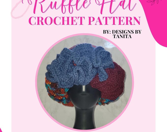 Basic Ruffle Hat Pattern - Etsy Canada