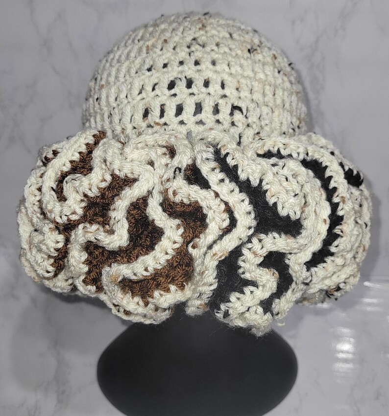 Crochet Ruffle Beanie Pattern: Beginner-friendly (digital Download) - Etsy