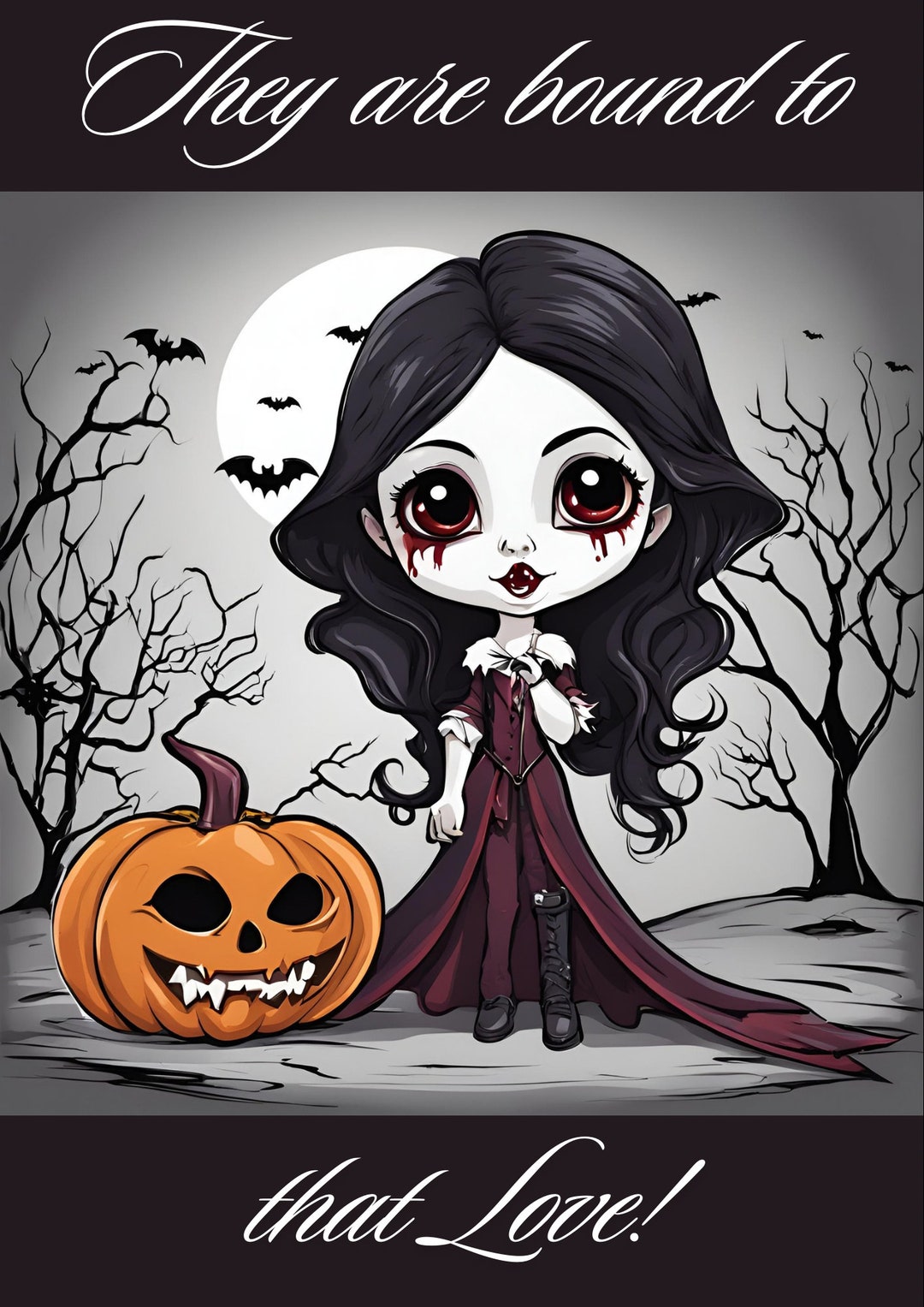 Vampire, Love, Kids, Halloween, Instant Downloadable, Digital ...