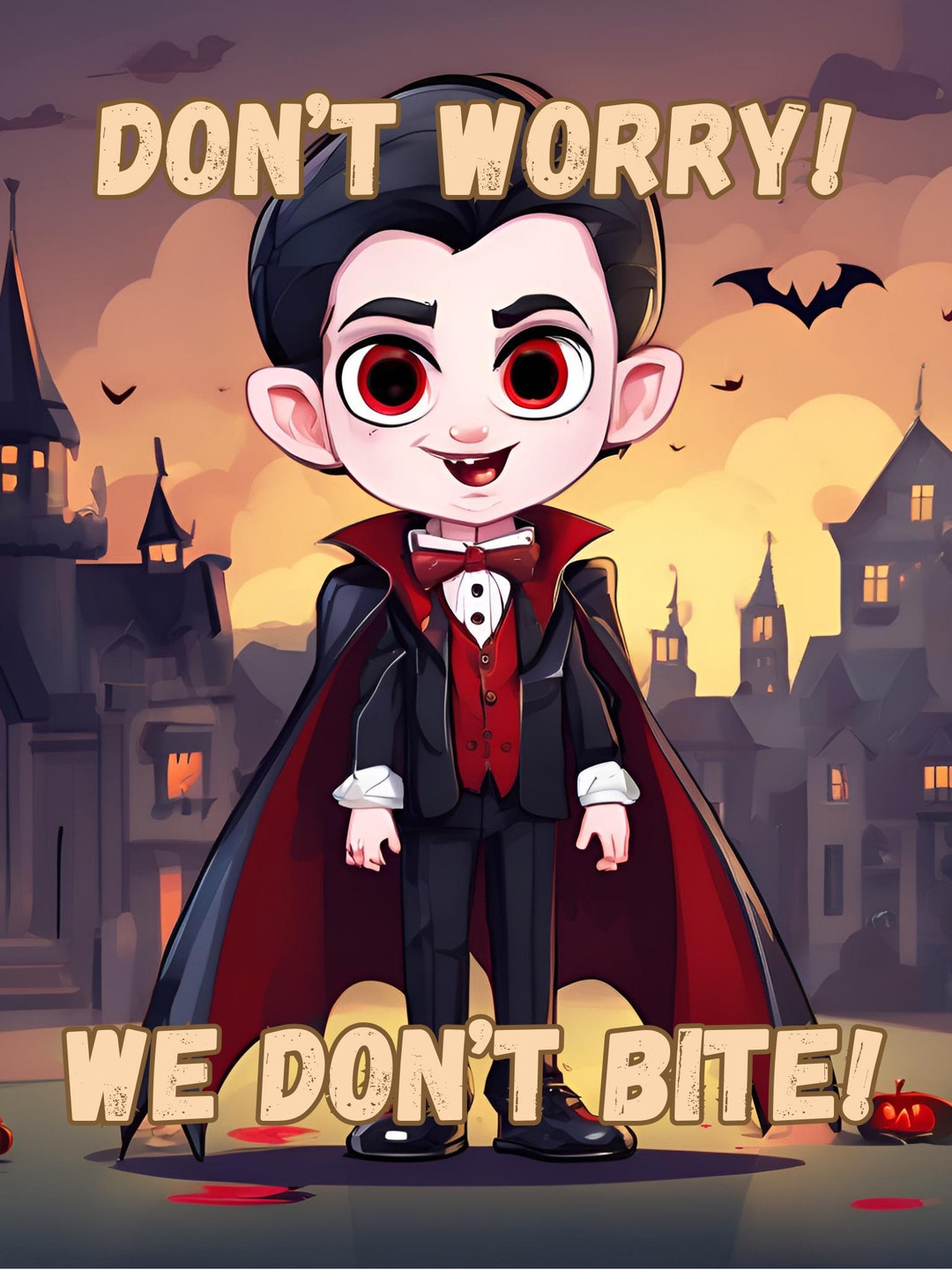 Vending Machine Template, 12x16, Halloween Boys Vampire Template ...