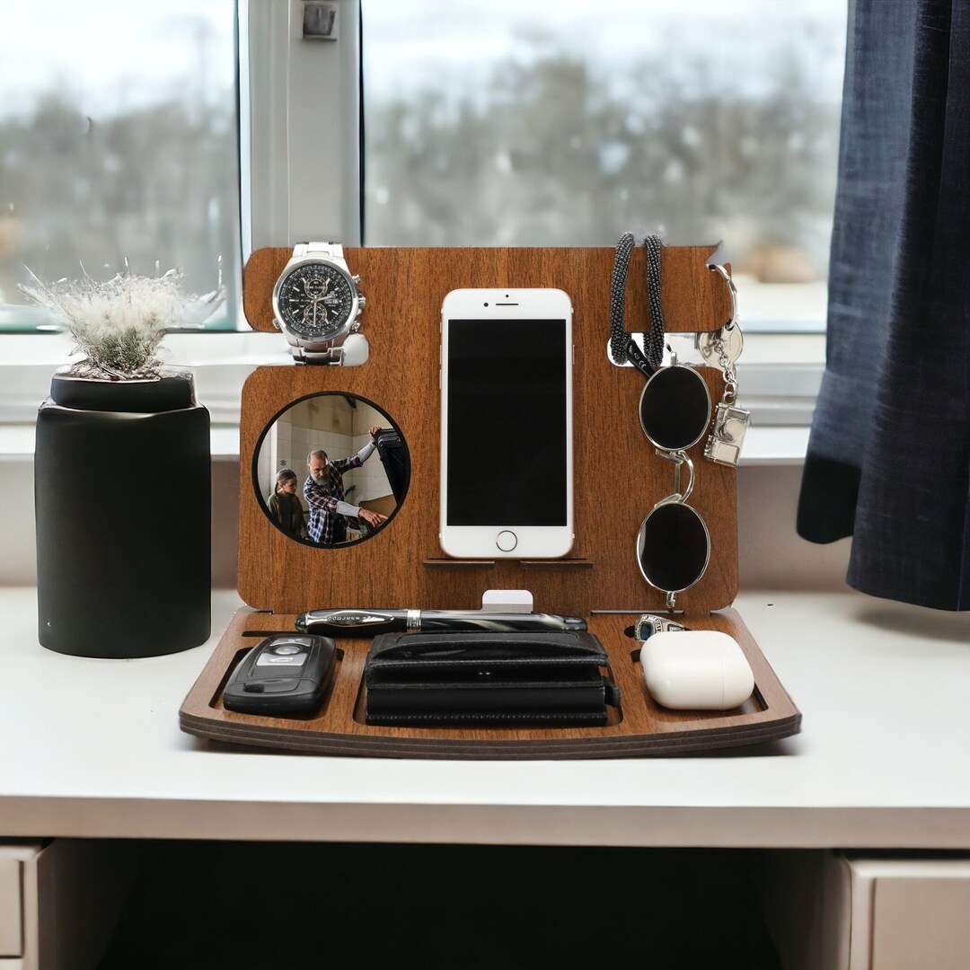Engraved Docking Station, Stuff Organizers, Gift for Cool Dad, Fathers ...