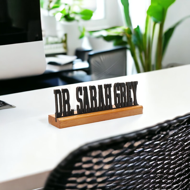 Pesonalized Teacher Name Plate,desk Name Plate, Custom Acrylic Name ...
